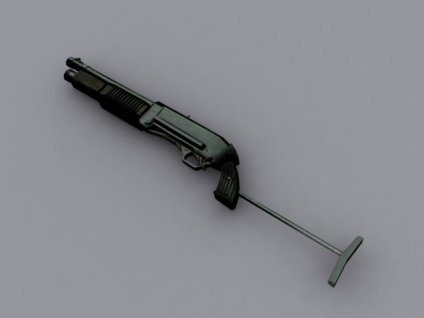 3d Model Shotgun Ks23m