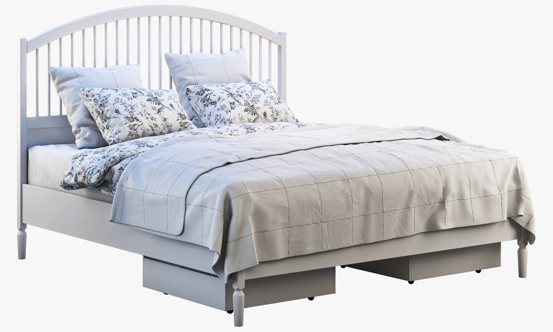 3D Model Bed Storage - TurboSquid 1420687