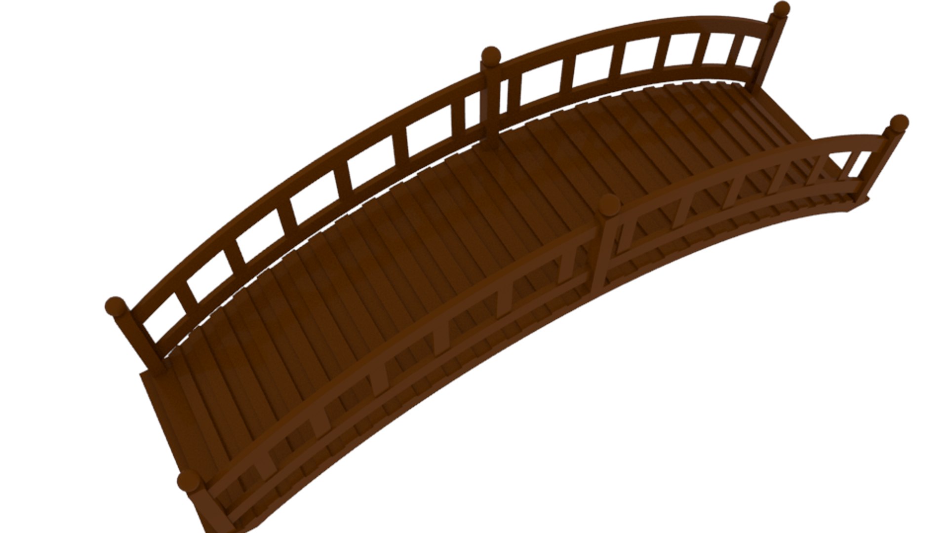 Simple Bridge Cartoon 3D - TurboSquid 1258437