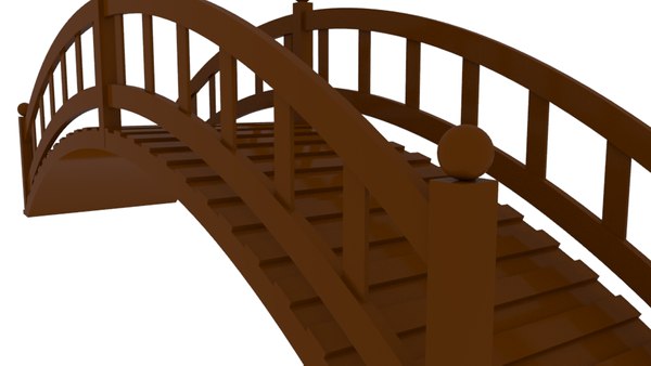 Simple bridge cartoon 3D - TurboSquid 1258437