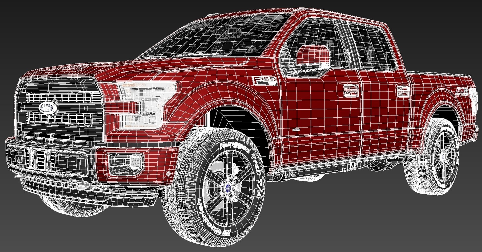 Ford F-150 Lariat Crew Cab 2015 3D Model - TurboSquid 2222209