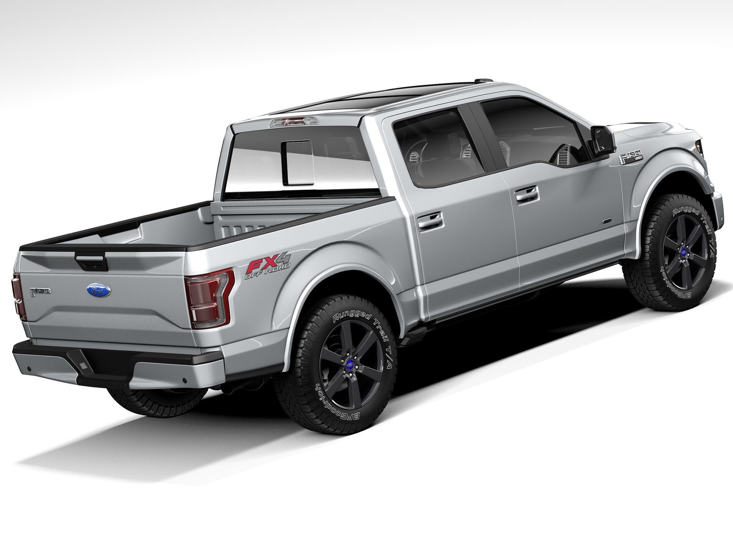 Ford F-150 Lariat Crew Cab 2015 3D Model - TurboSquid 2222209