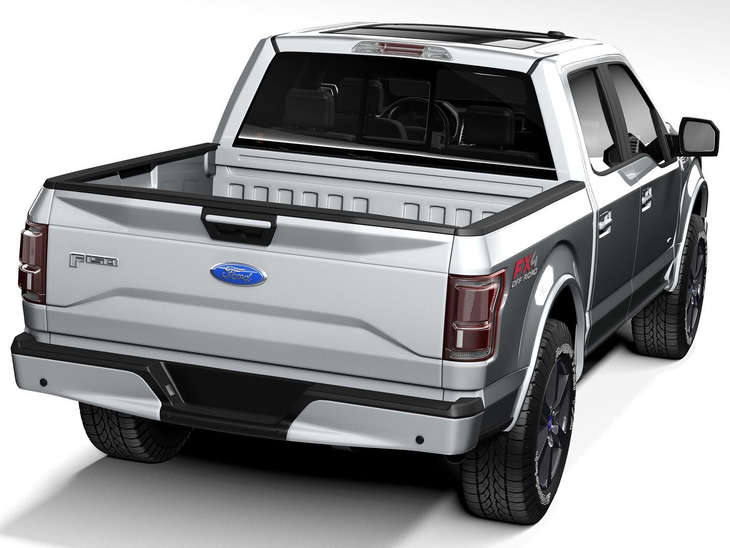 Ford F-150 Lariat Crew Cab 2015 3D Model - TurboSquid 2222209