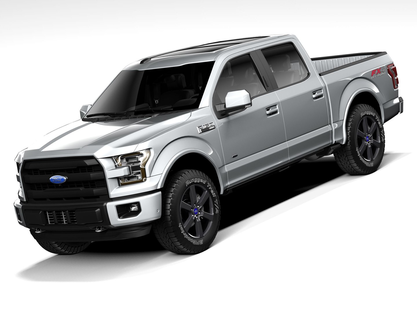 Ford F-150 Lariat Crew Cab 2015 3D Model - TurboSquid 2222209