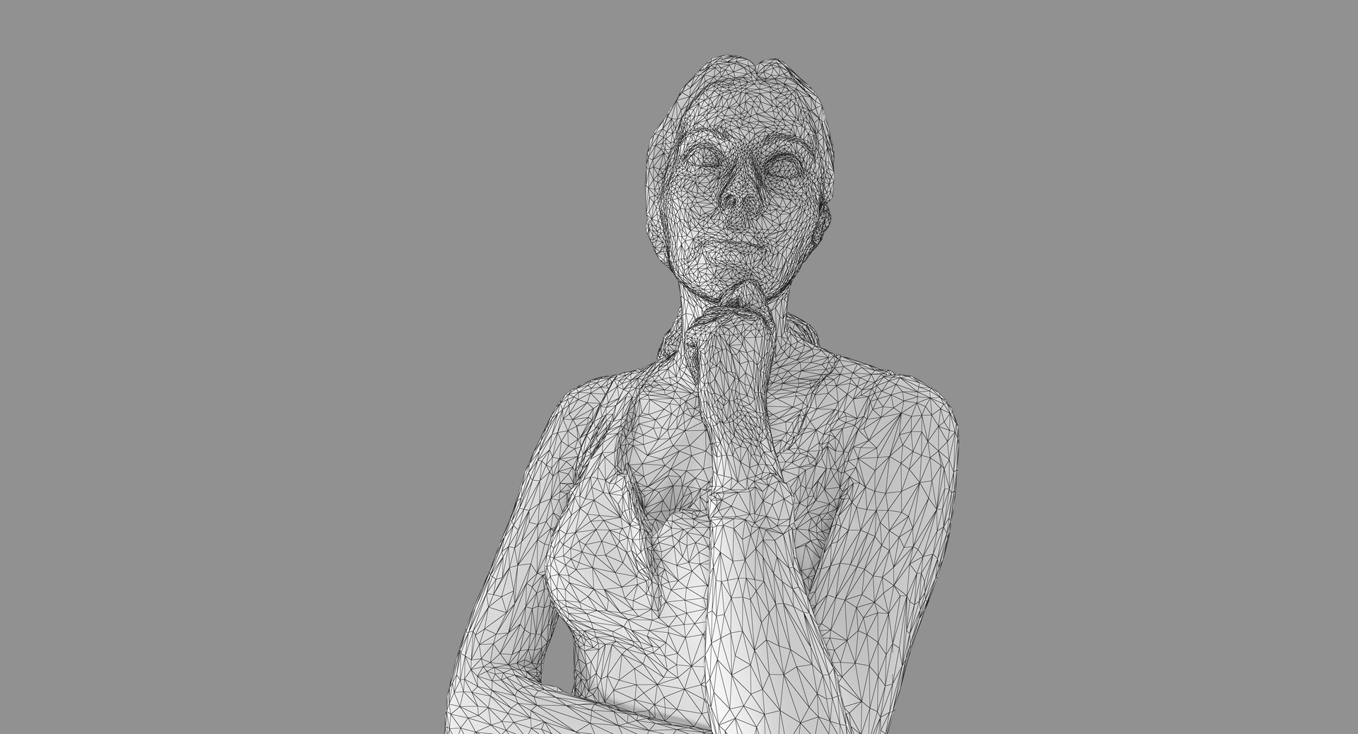 3d Human Modern Body