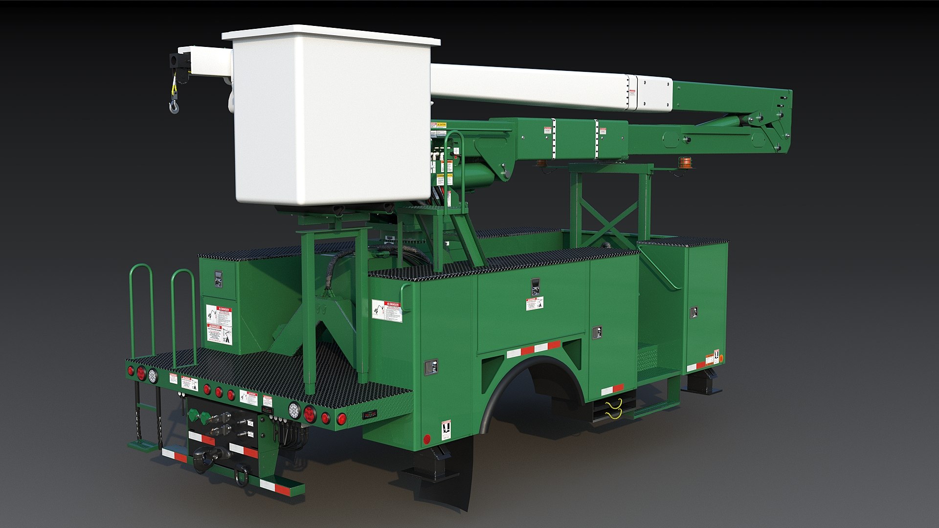 3D Bucket Boom Body - TurboSquid 2389571