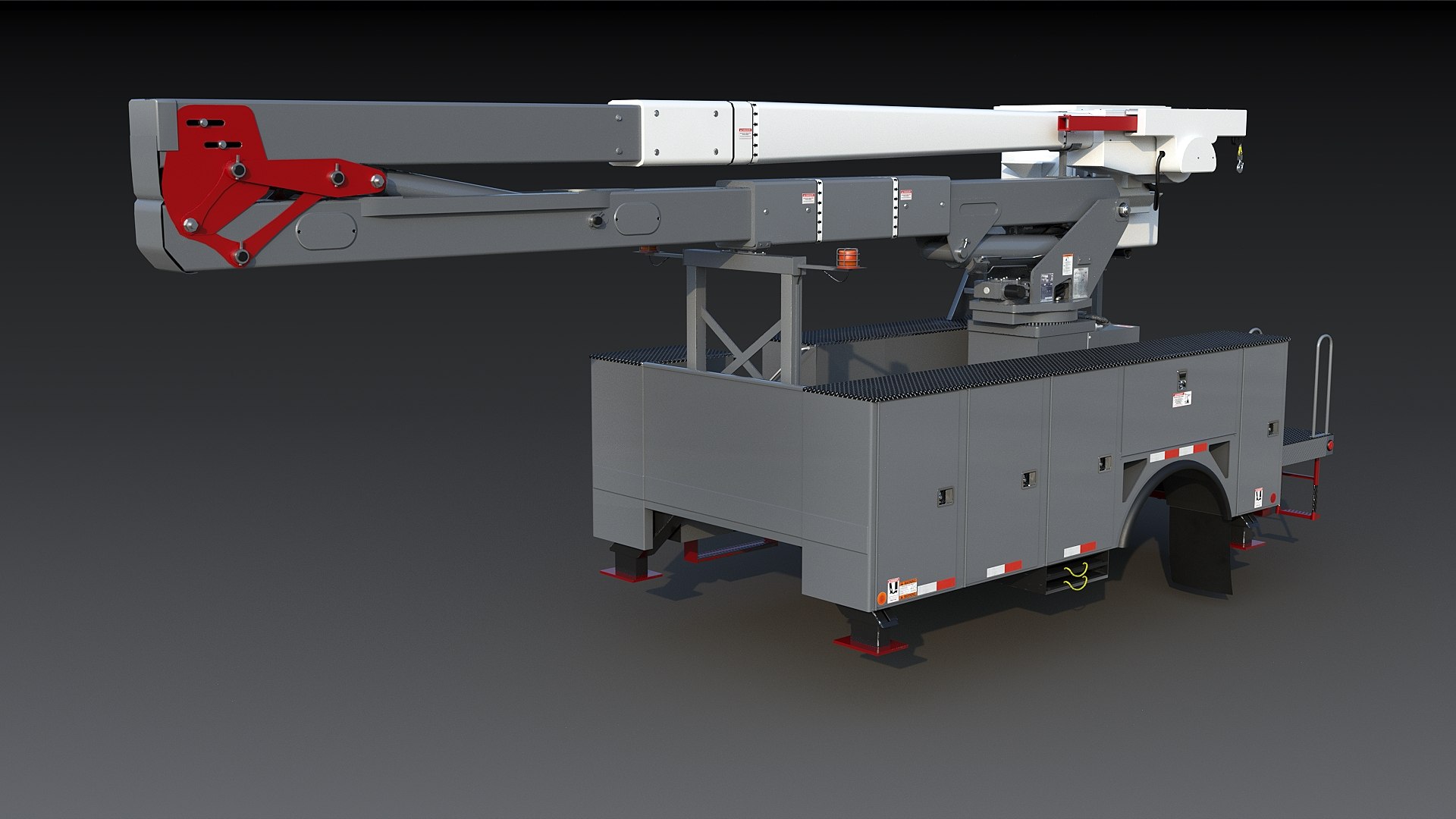 3D Bucket Boom Body - TurboSquid 2389571