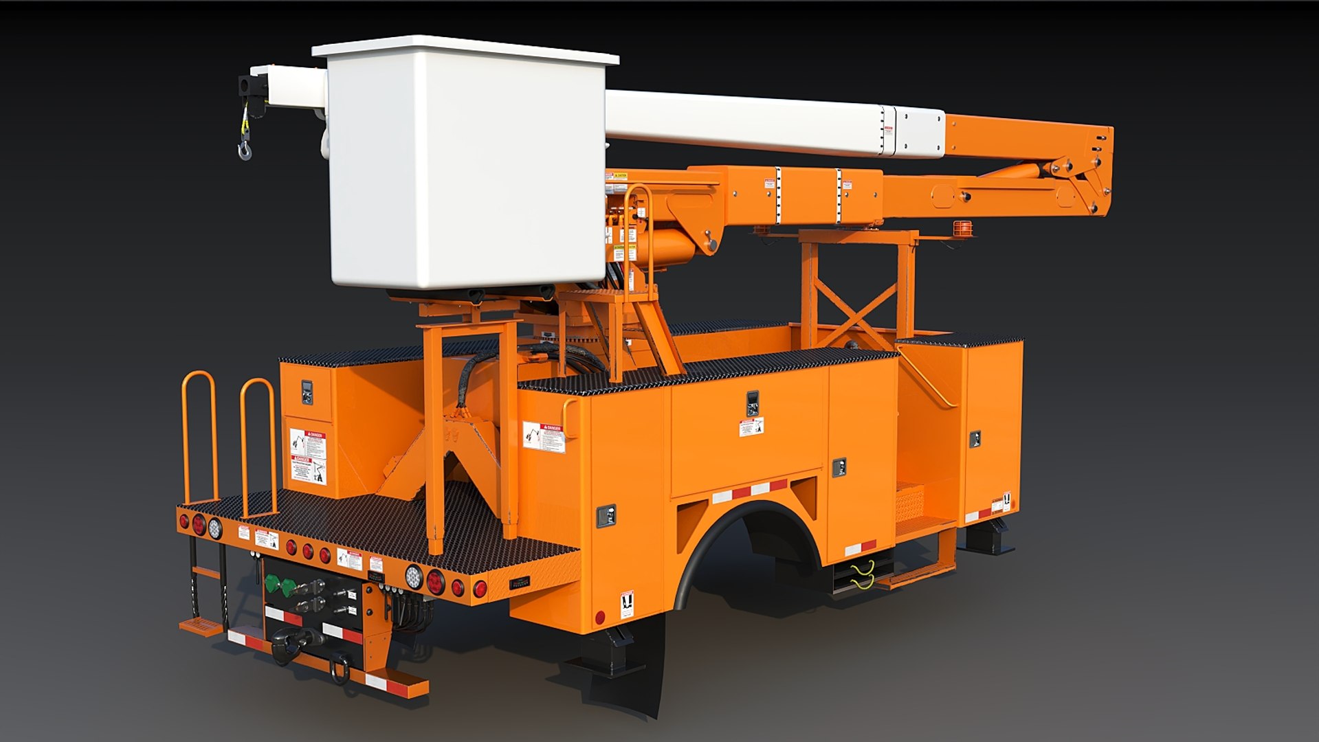 3D Bucket Boom Body - TurboSquid 2389571