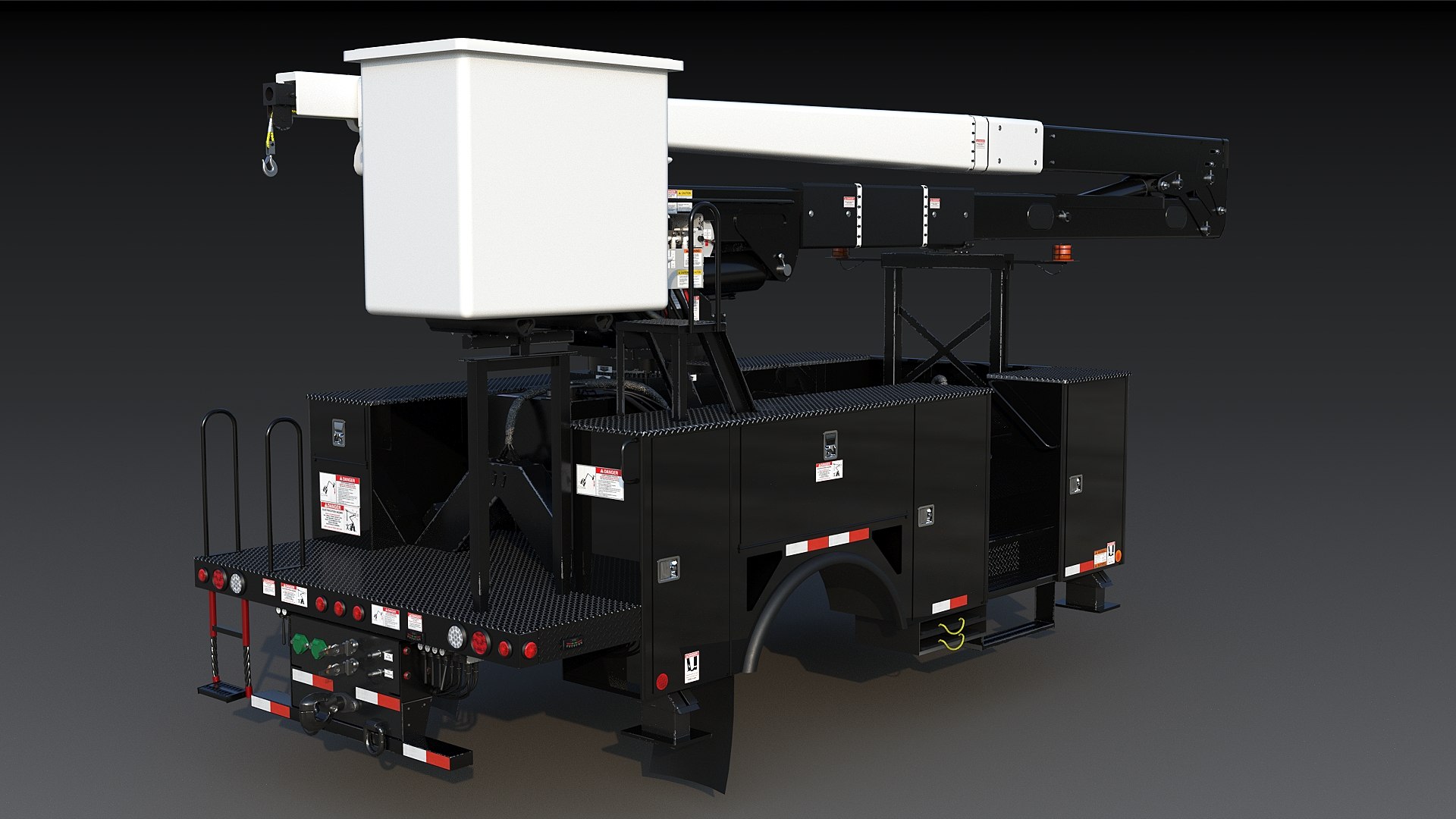 3D Bucket Boom Body - TurboSquid 2389571