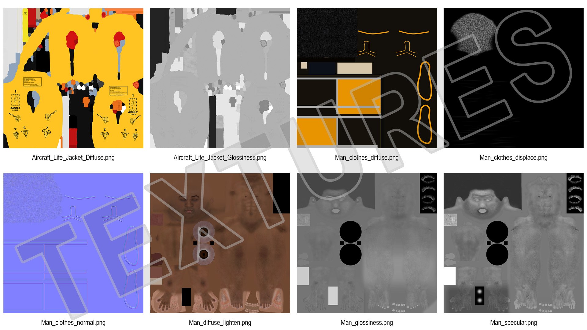 3D Man With Life Jacket Model - TurboSquid 2315067