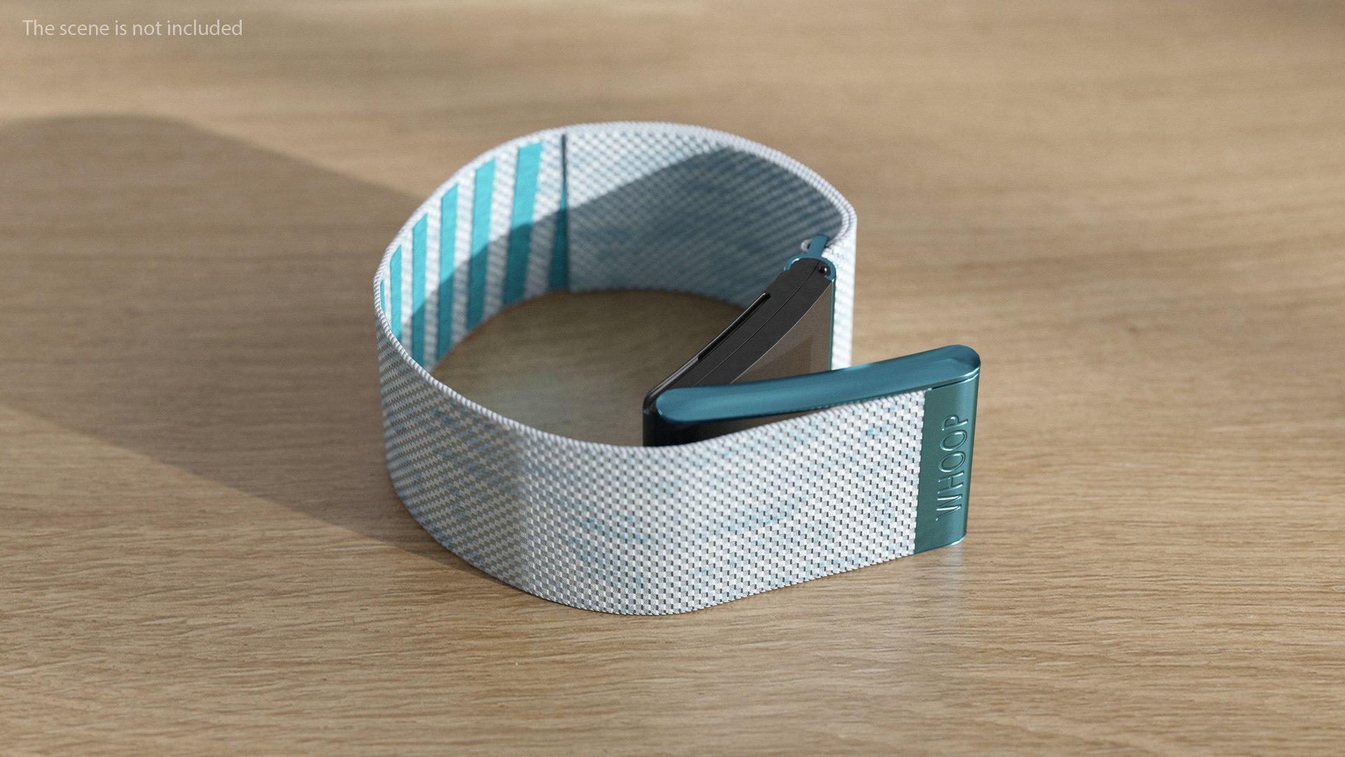 3D Model Activity Tracker Whoop 4 Blue Rigged For Cinema 4D ...