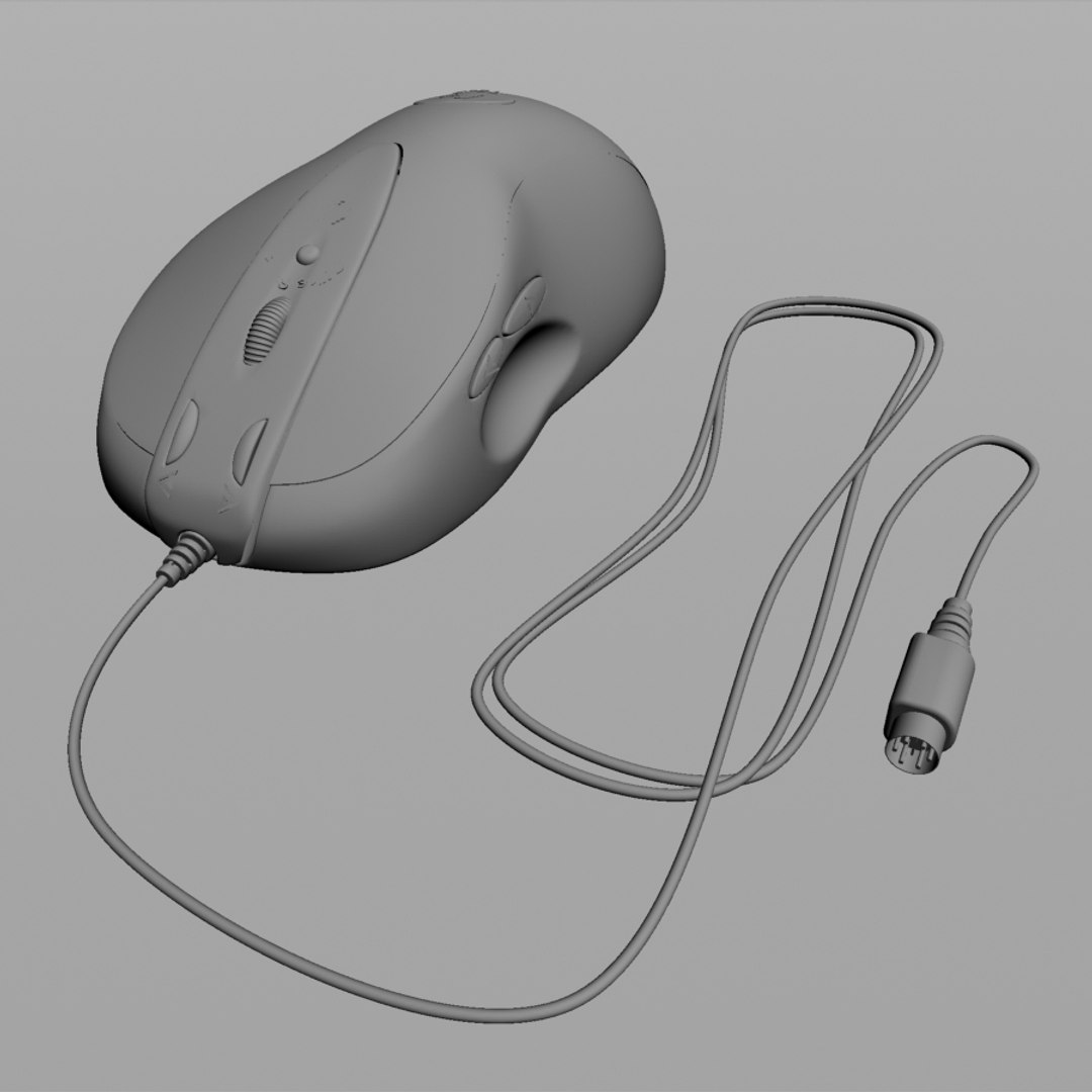 3d Model Optical Mouse