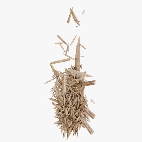 Animated Splinter Explode Upward Sharp 3D model - TurboSquid 1778129