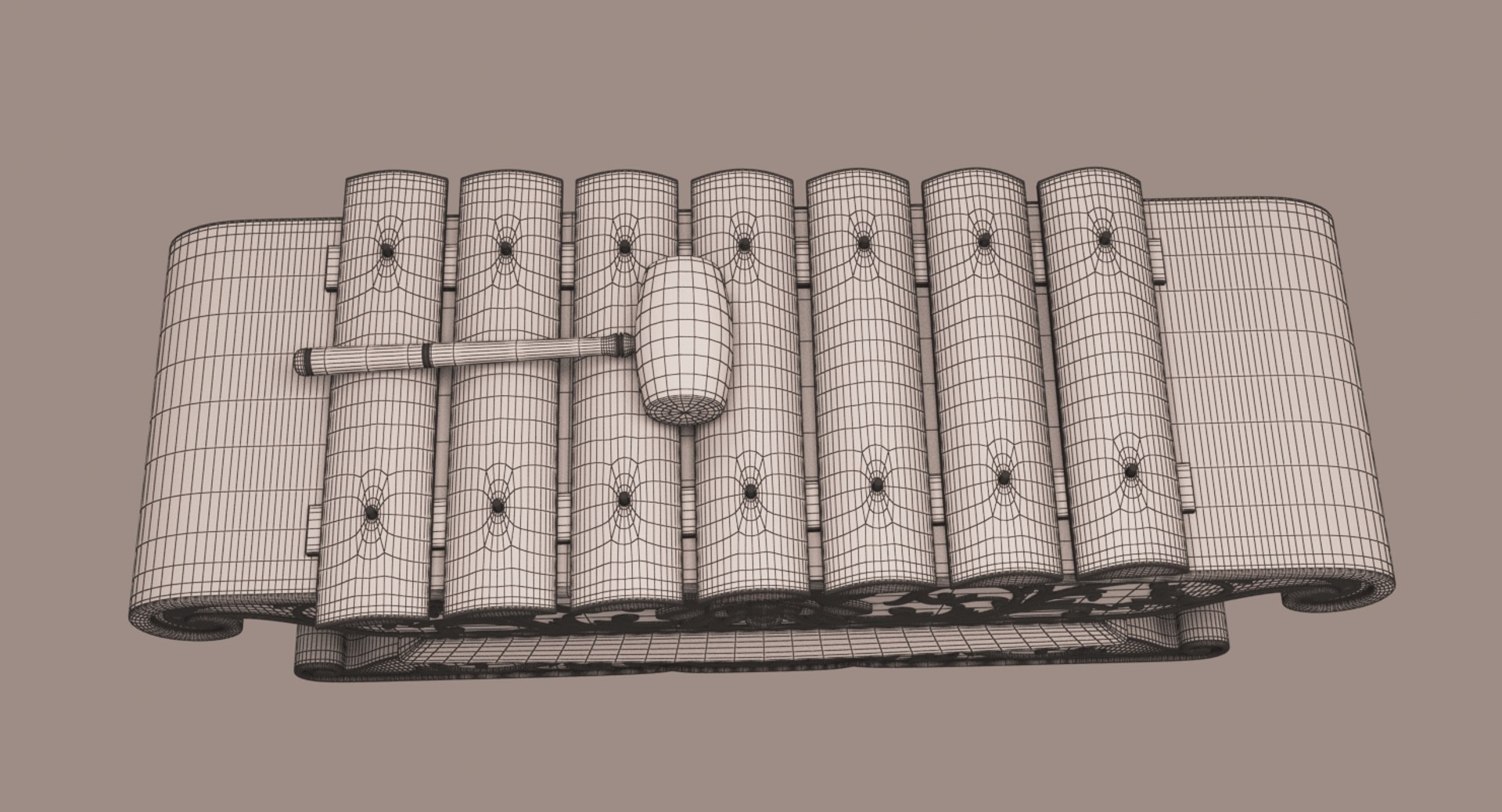 3D Gamelan Saron Model - TurboSquid 1301698