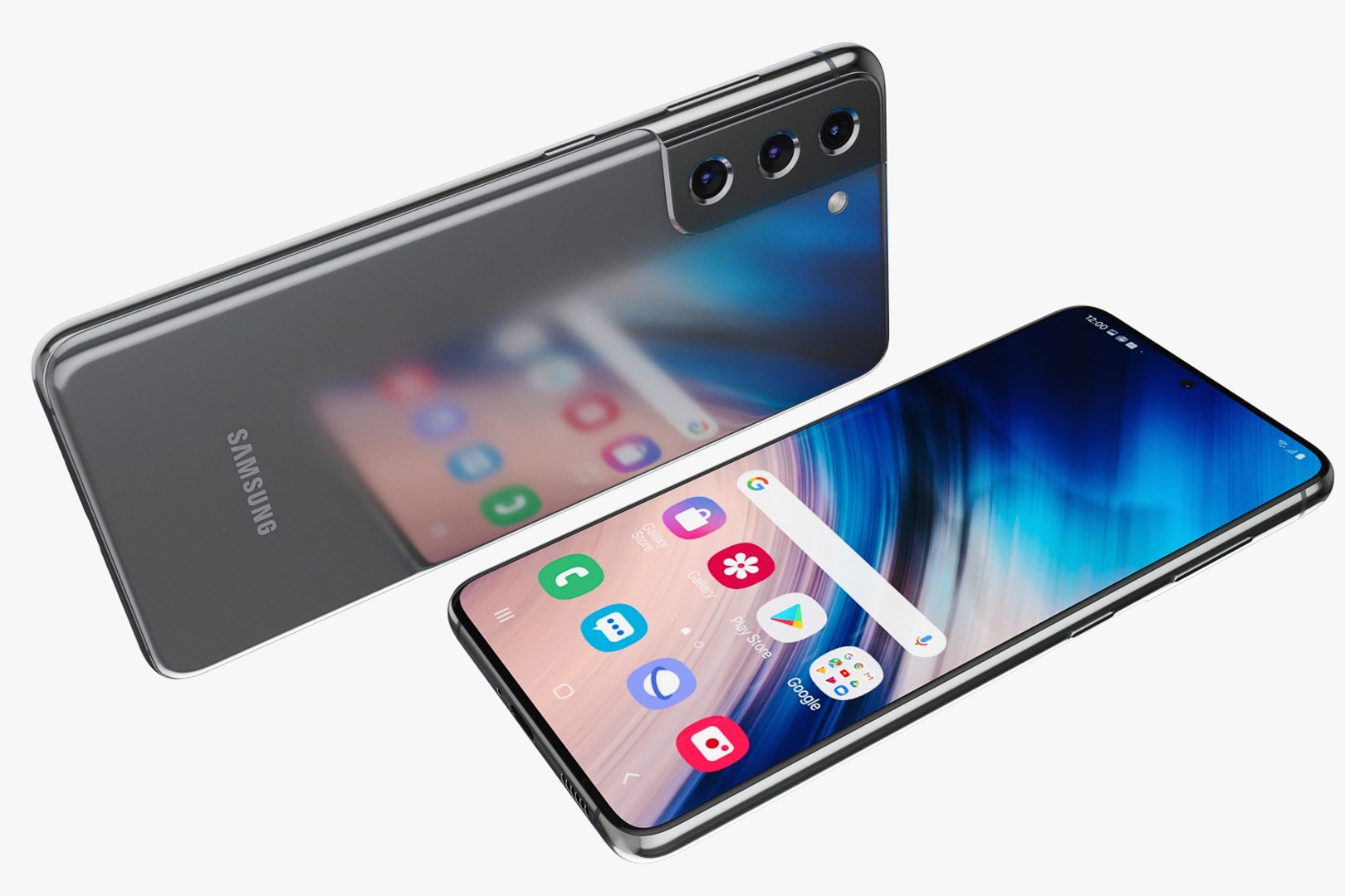 Samsung Galaxy S21 Gray 3D Model - TurboSquid 1652418