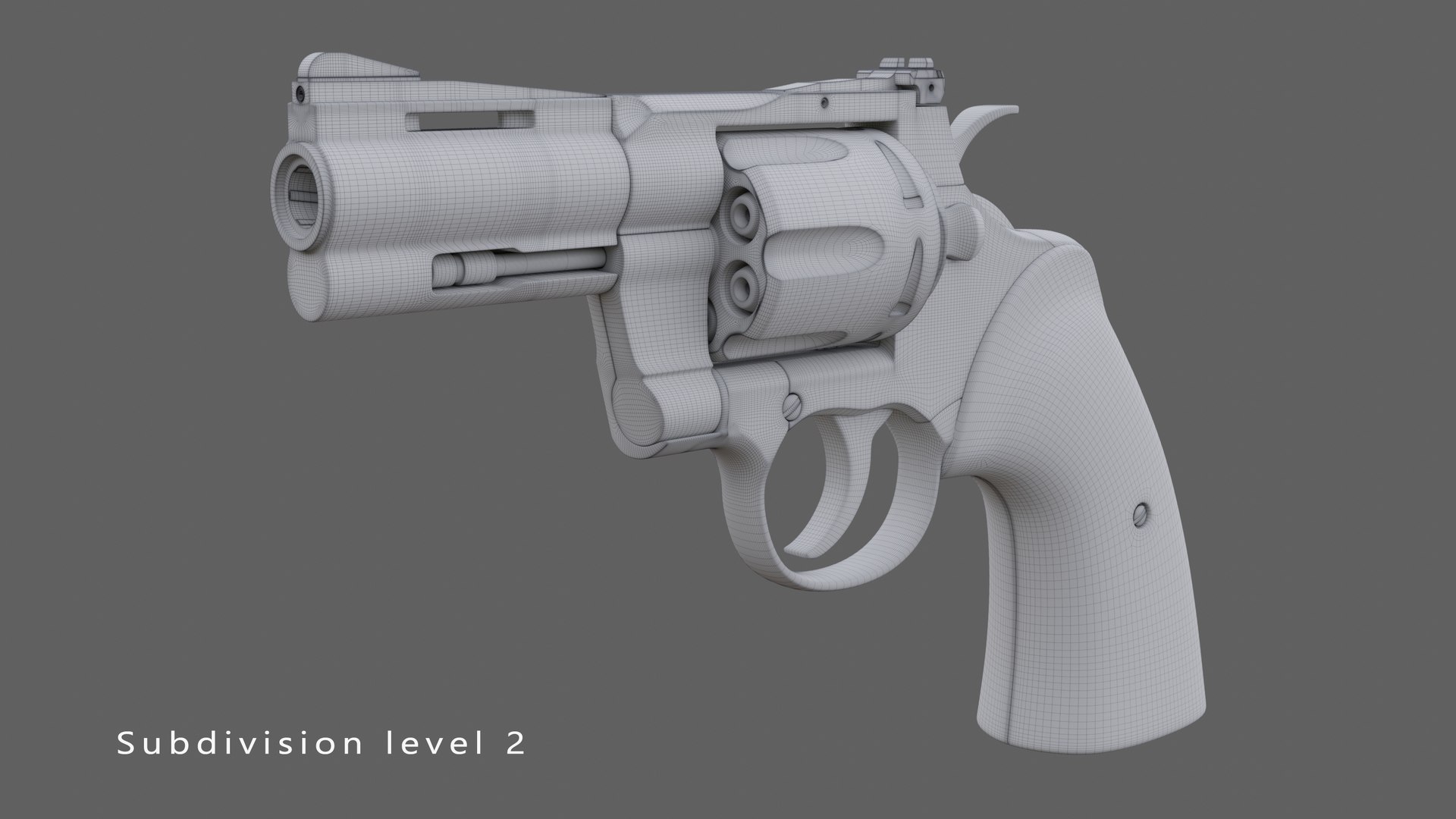 3D Colt Python 357 3 Inch Polished - TurboSquid 2035900