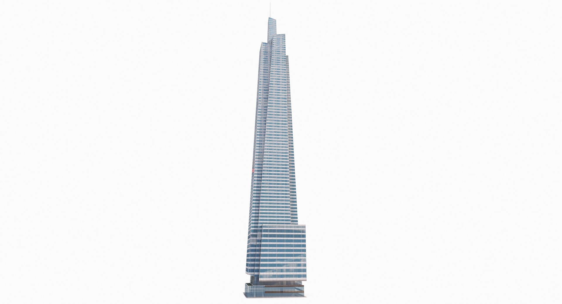 3D Model One Vanderbilt Place - TurboSquid 2077054