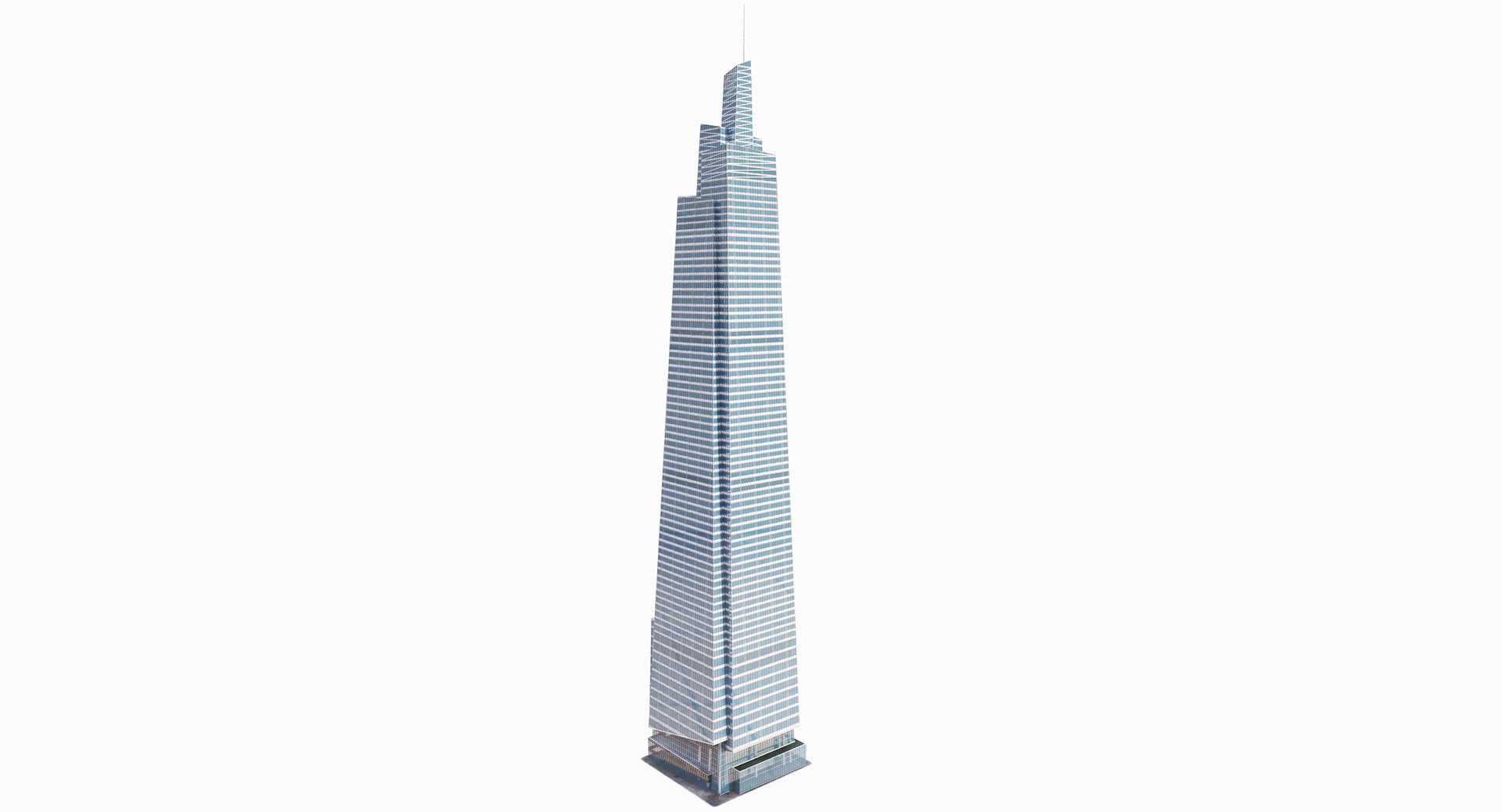3D Model One Vanderbilt Place - TurboSquid 2077054