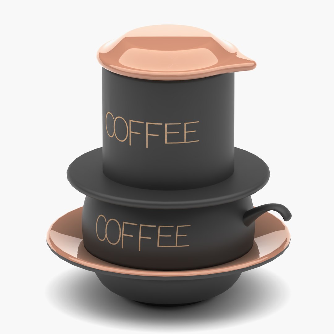 Coffee Cup With Filter 3D Model - TurboSquid 2050487
