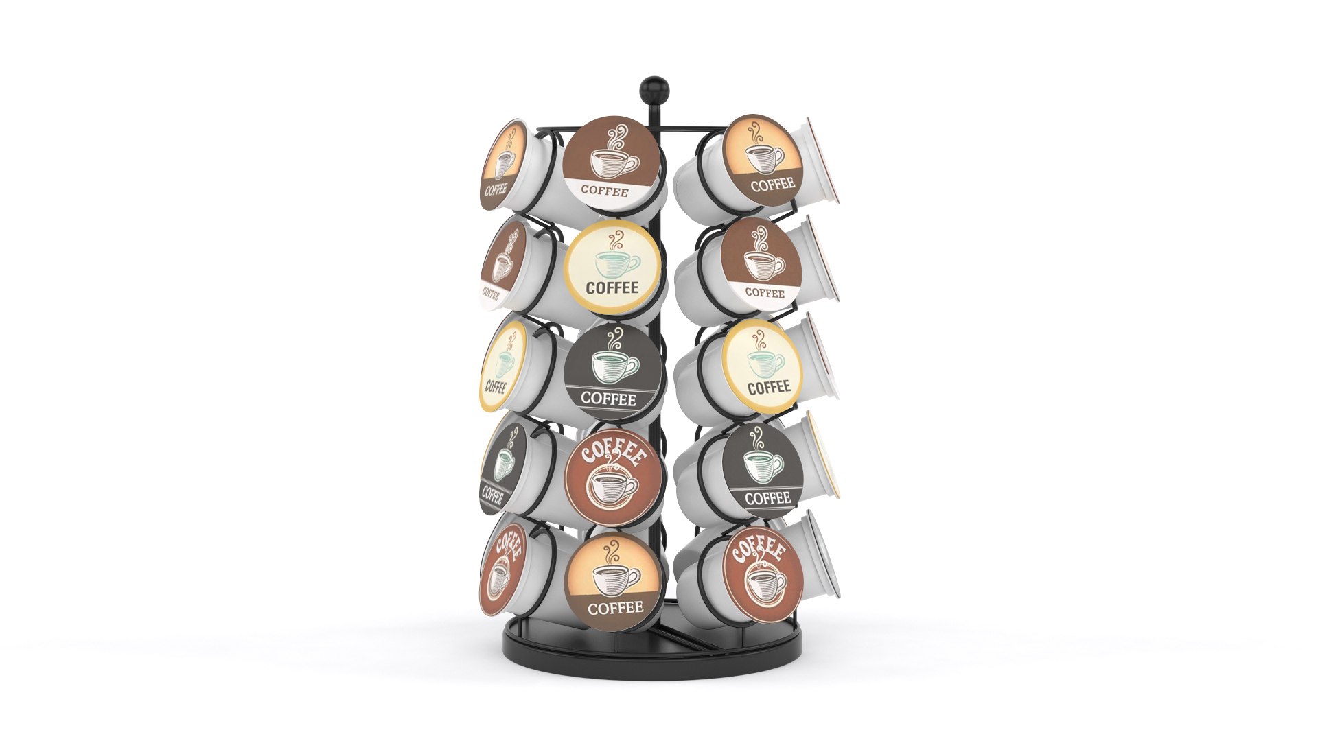 Coffee Pod Carousel 3D Model - TurboSquid 1768446