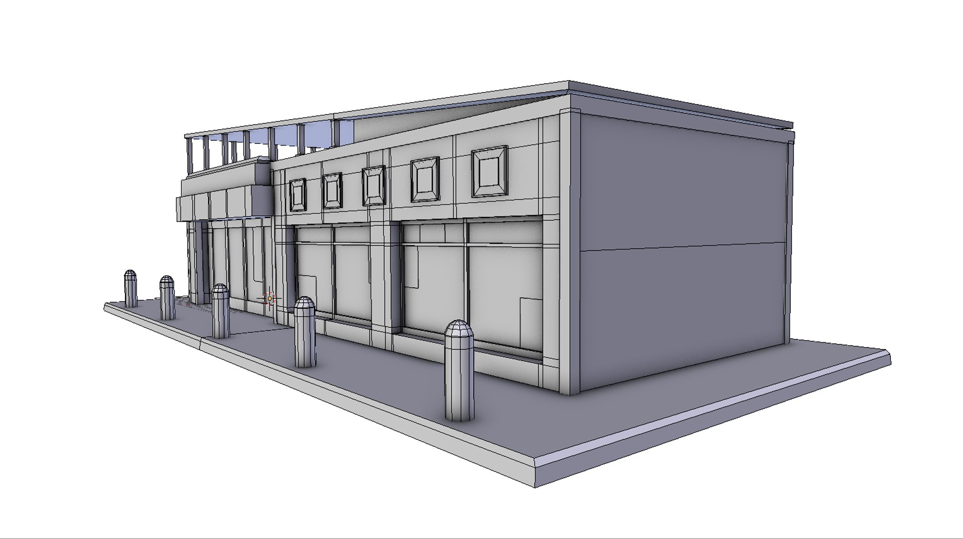 Generic Gas Station 3D - TurboSquid 1341576