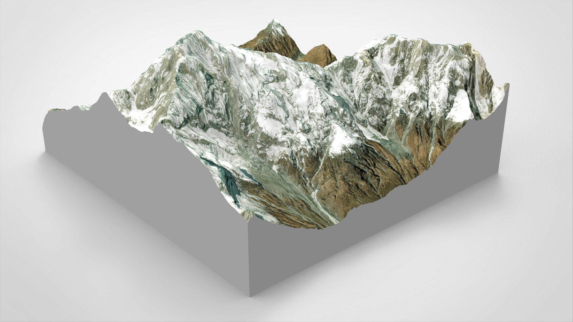 Mountain Landscape Machapuchare Himalayas Nepal 3D Model - TurboSquid ...