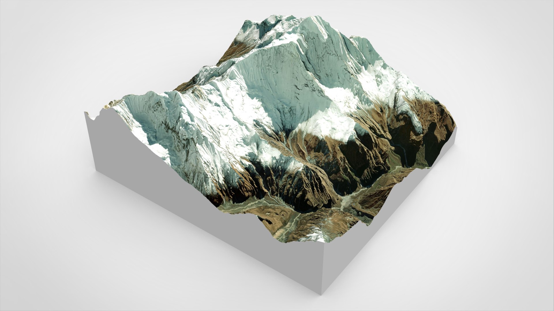 Mountain Landscape Machapuchare Himalayas Nepal 3D Model - TurboSquid ...
