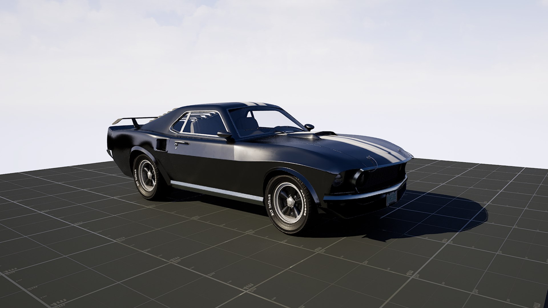3D Muscle Car Model - TurboSquid 2349235