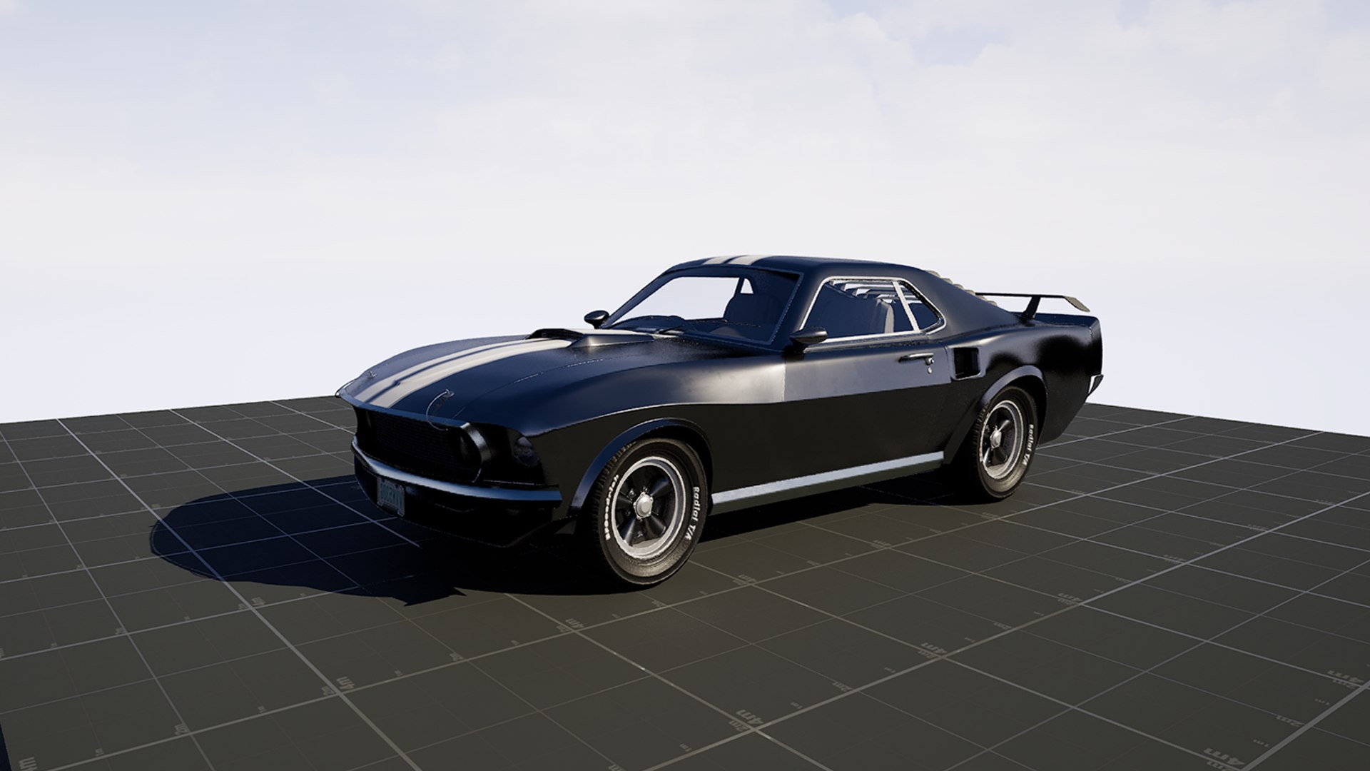 3D Muscle Car Model - TurboSquid 2349235