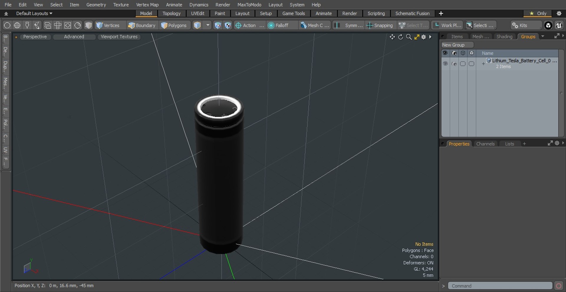Lithium Tesla Battery Cell 1865 3D model - TurboSquid 2069083