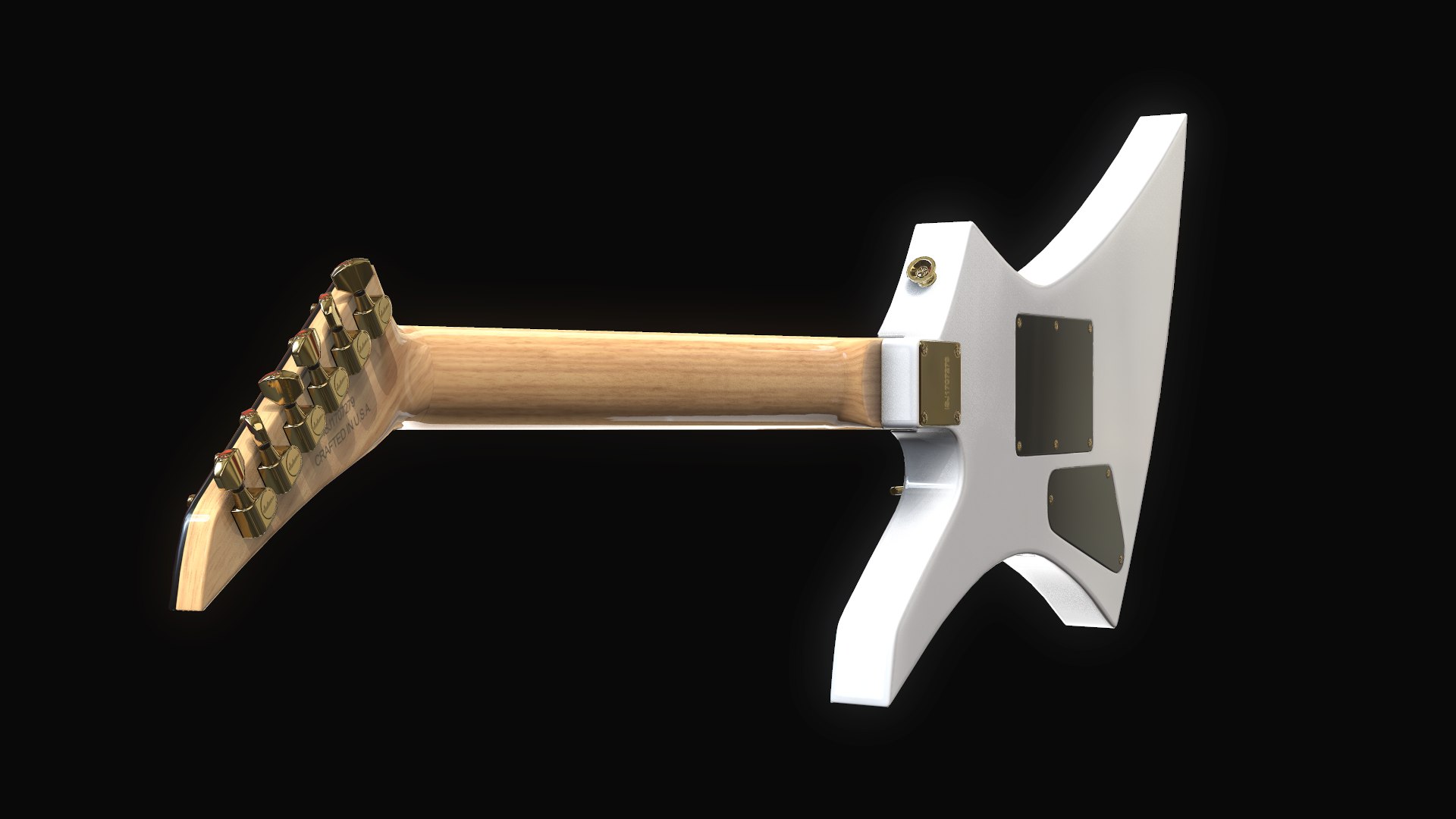 Engine Guitar 3D Model - TurboSquid 1342816