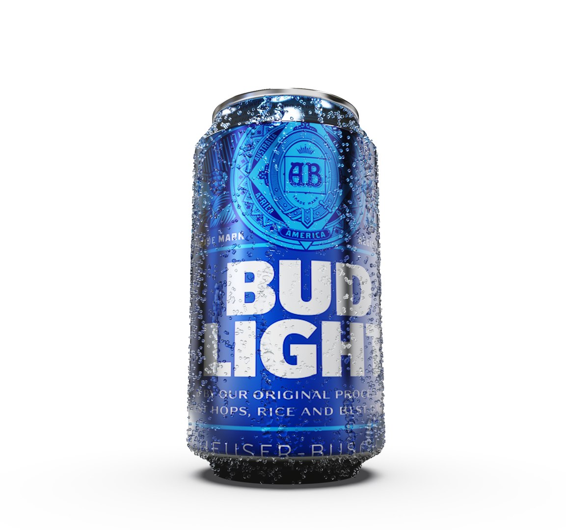3D Bud Light Beer Cans - TurboSquid 1506123