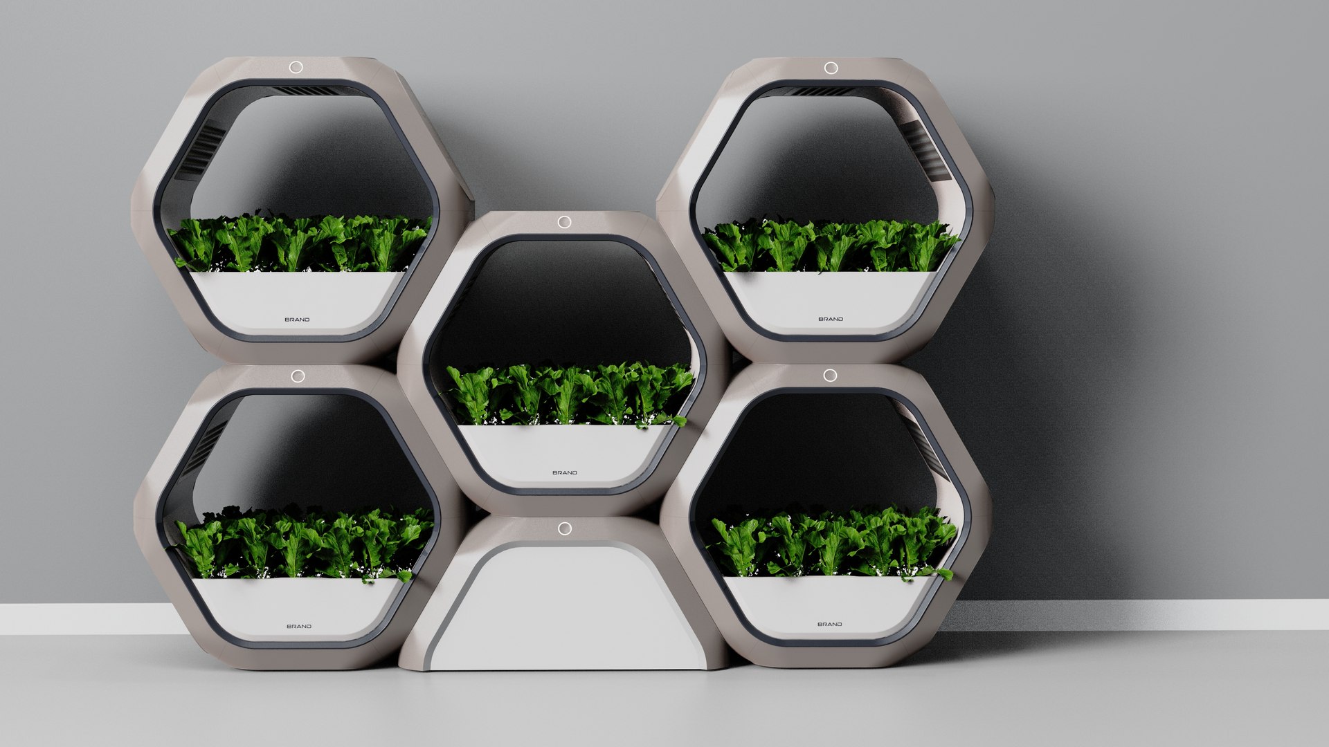 3D Indoor Ecological Vegetable Garden 3D Print Model - TurboSquid 2152104