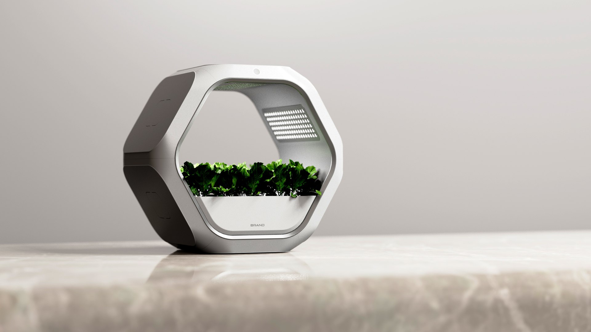 3D Indoor ecological vegetable garden 3D print model - TurboSquid 2152104
