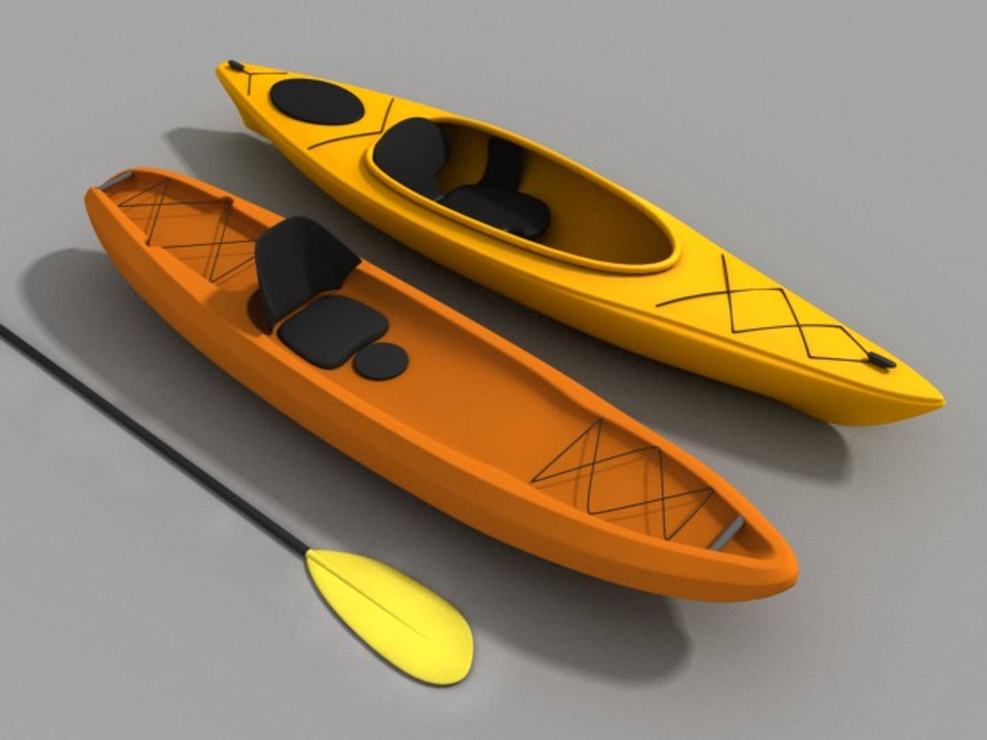 3d Model Kayak Sit