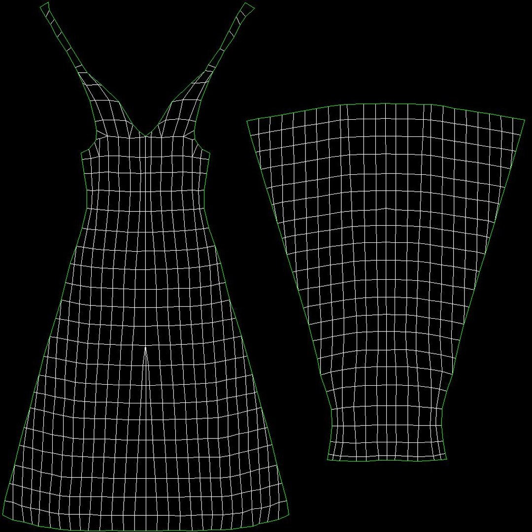 Evening Dress 3d Model