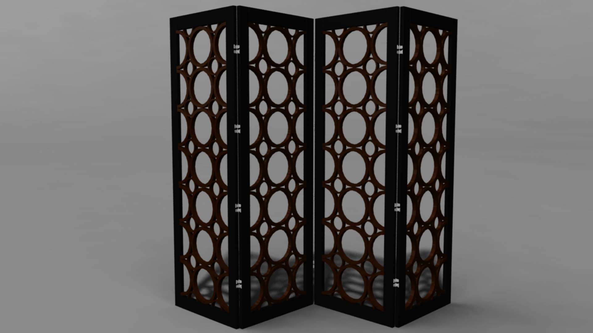 3d room divider model