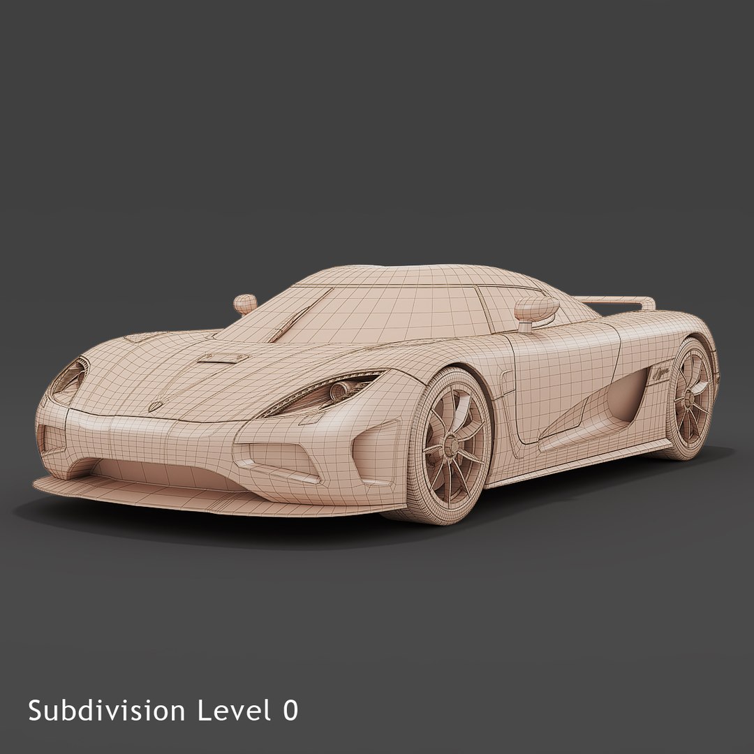koenigsegg agera 3d model