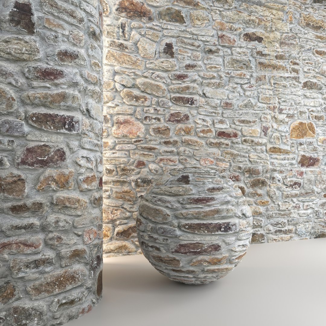 3D Stone Wall 19 - TurboSquid 2157794