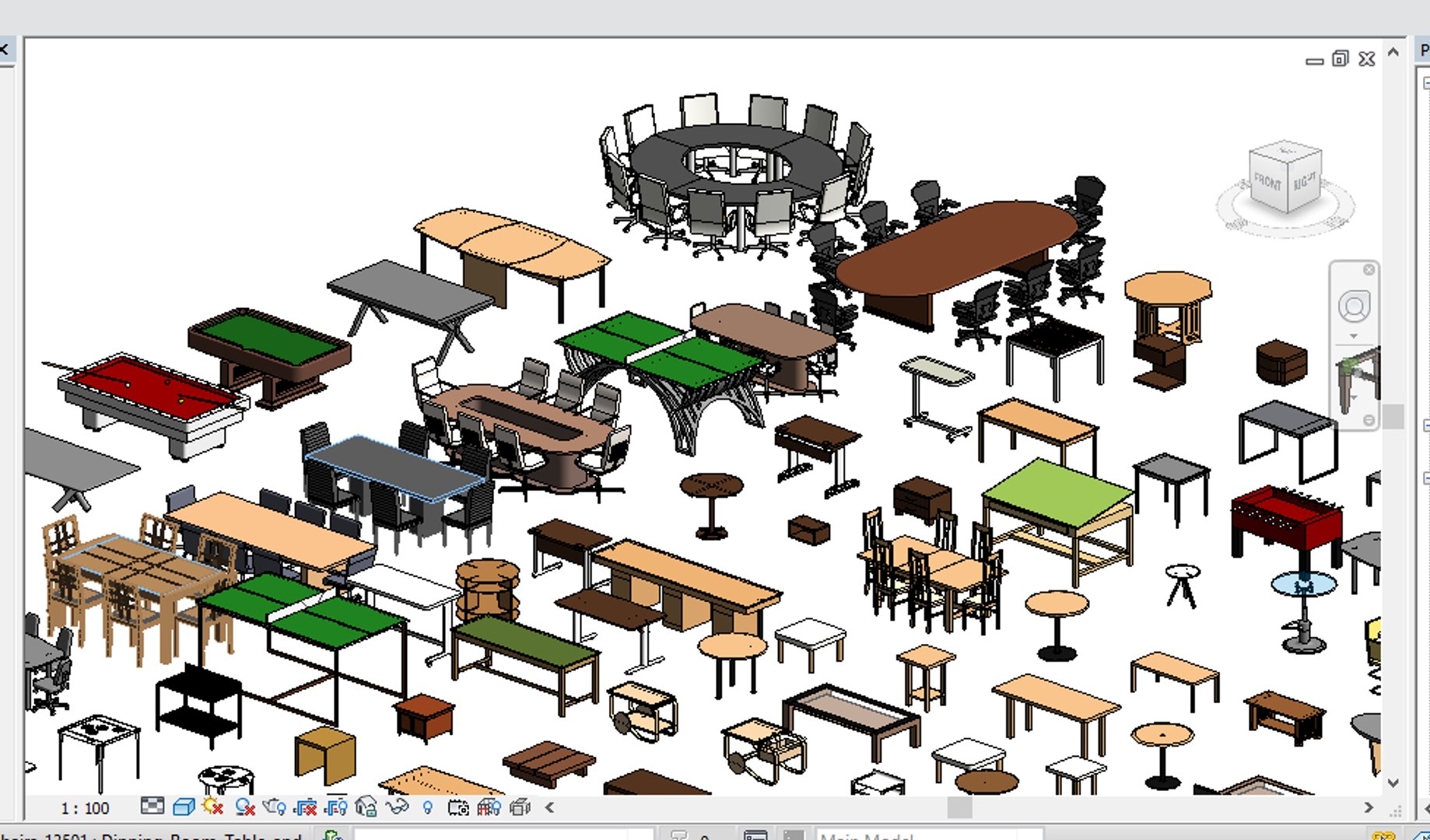 239 Tables Revit 2015 3D Model - TurboSquid 1278918