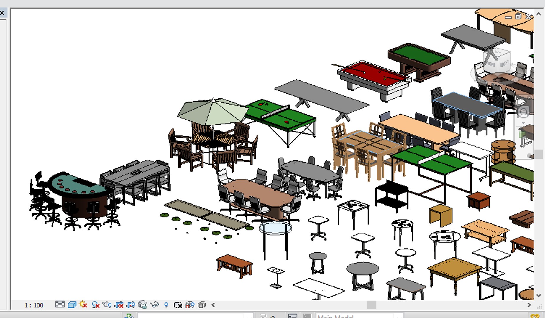 239 Tables Revit 2015 3D Model - TurboSquid 1278918
