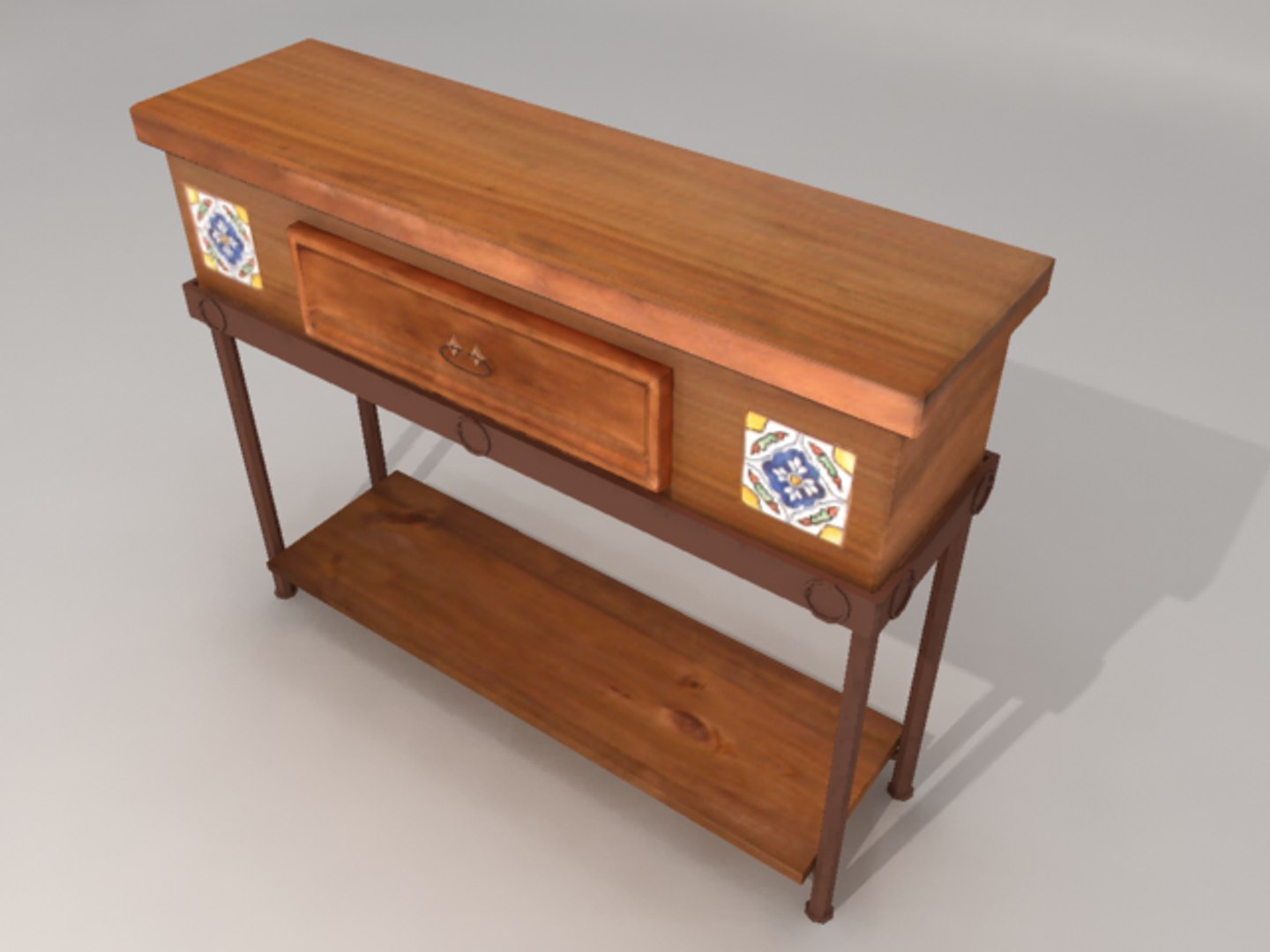 3d Console Table Model