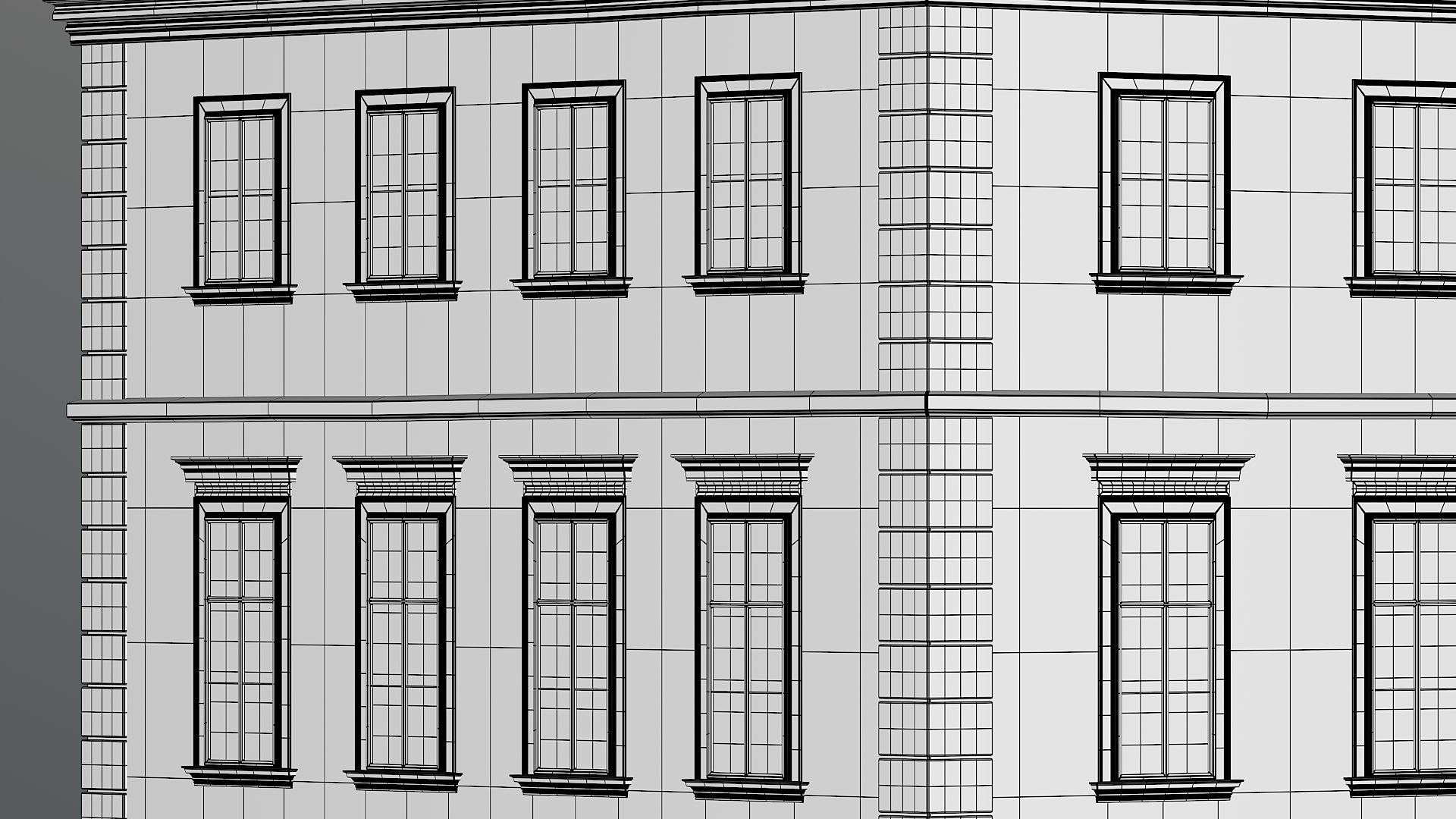 Photorealistic Neoclassical Building 3D Model - TurboSquid 1461888