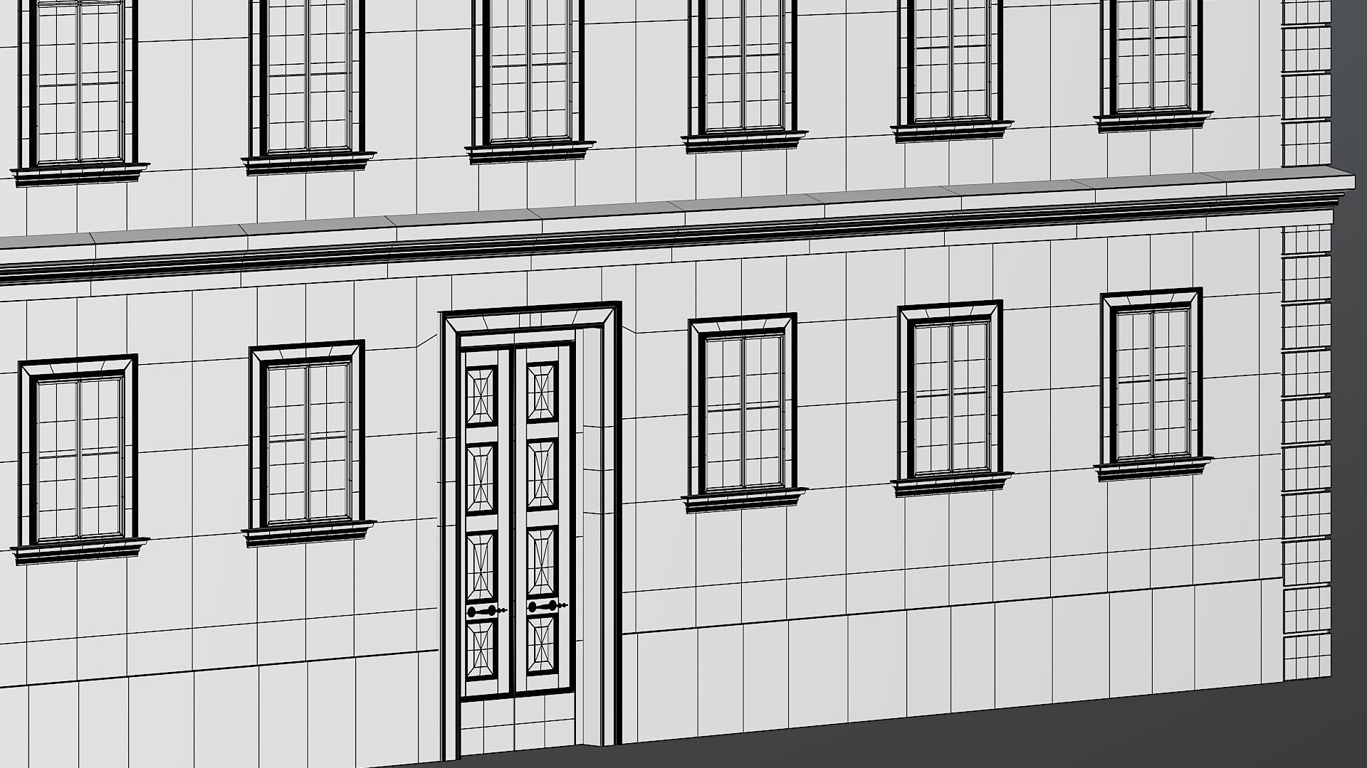 Photorealistic Neoclassical Building 3D Model - TurboSquid 1461888