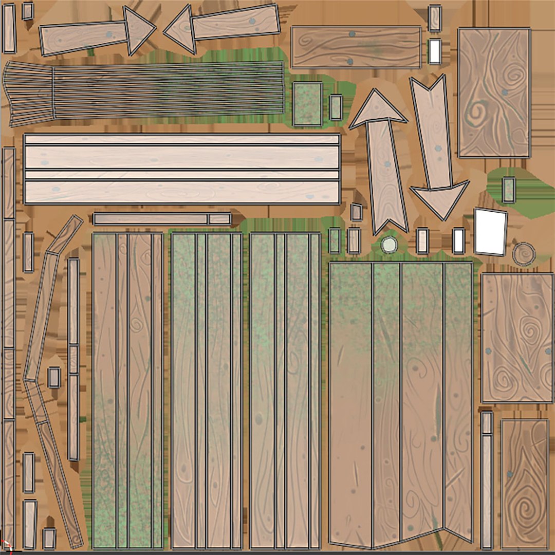 3D Set Of Pointers And Fences - TurboSquid 1943124