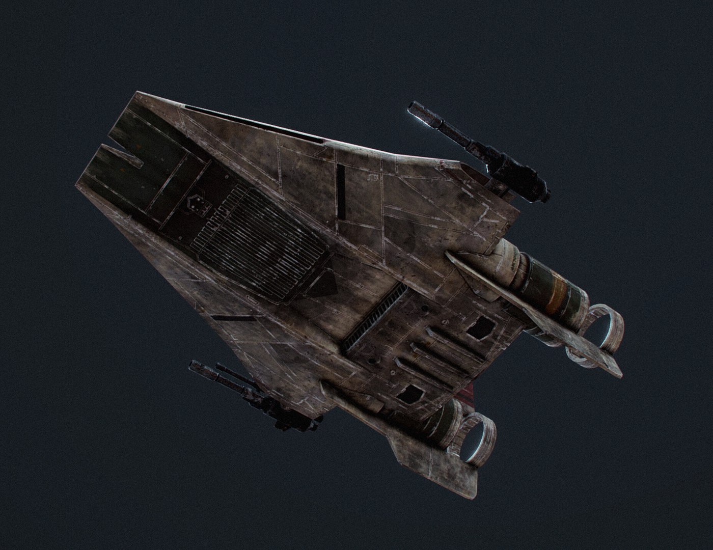 Star Wars Realtime PBR A-wing - RebelsRotJ Design 3D Model - TurboSquid ...