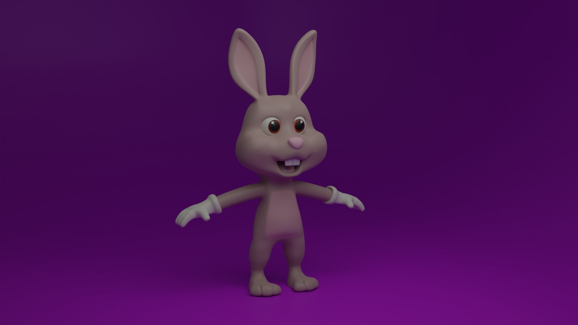 3D model Toon Style Rabbit Character - TurboSquid 2080585