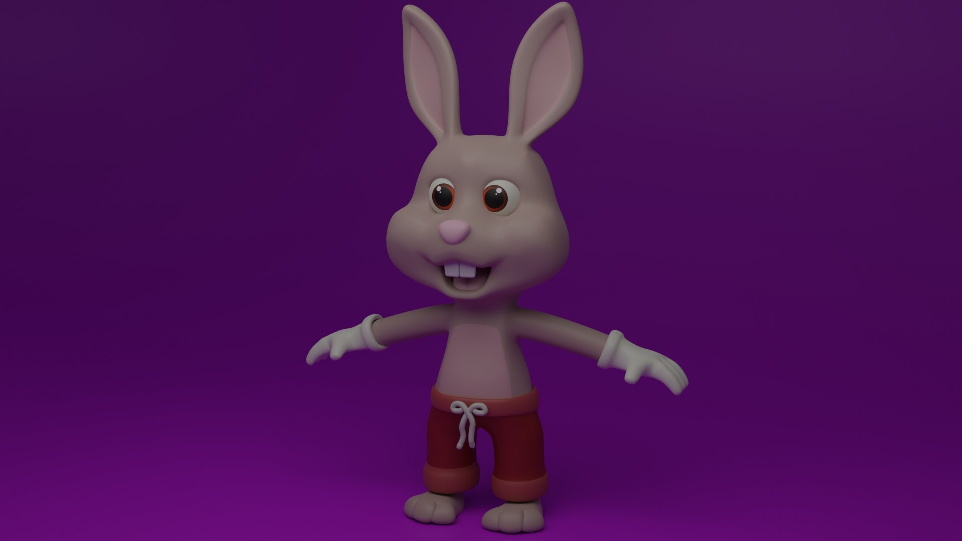 modelo 3d Toon Style Rabbit Character - TurboSquid 2080585