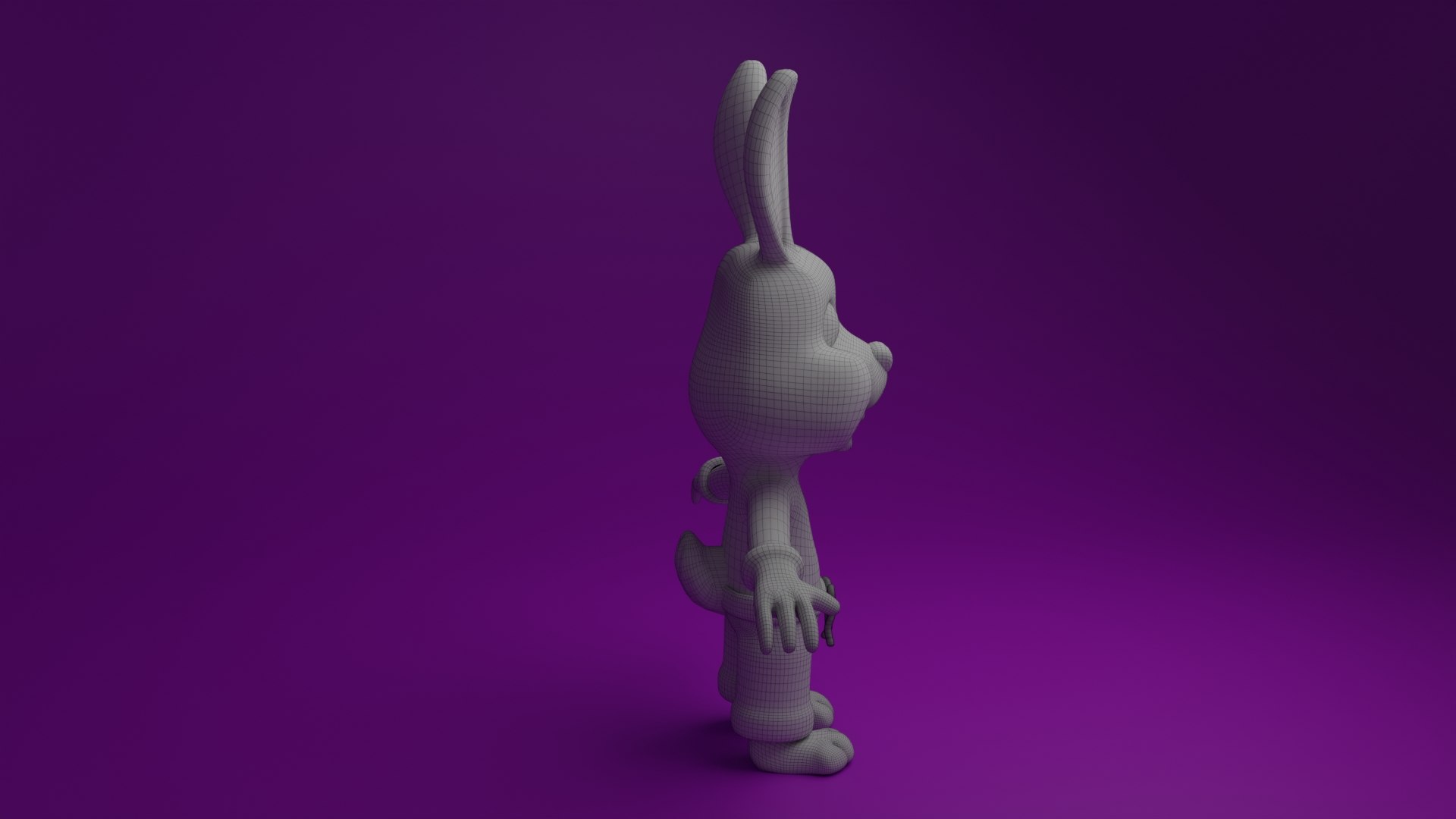 3D Model Toon Style Rabbit Character - TurboSquid 2080585