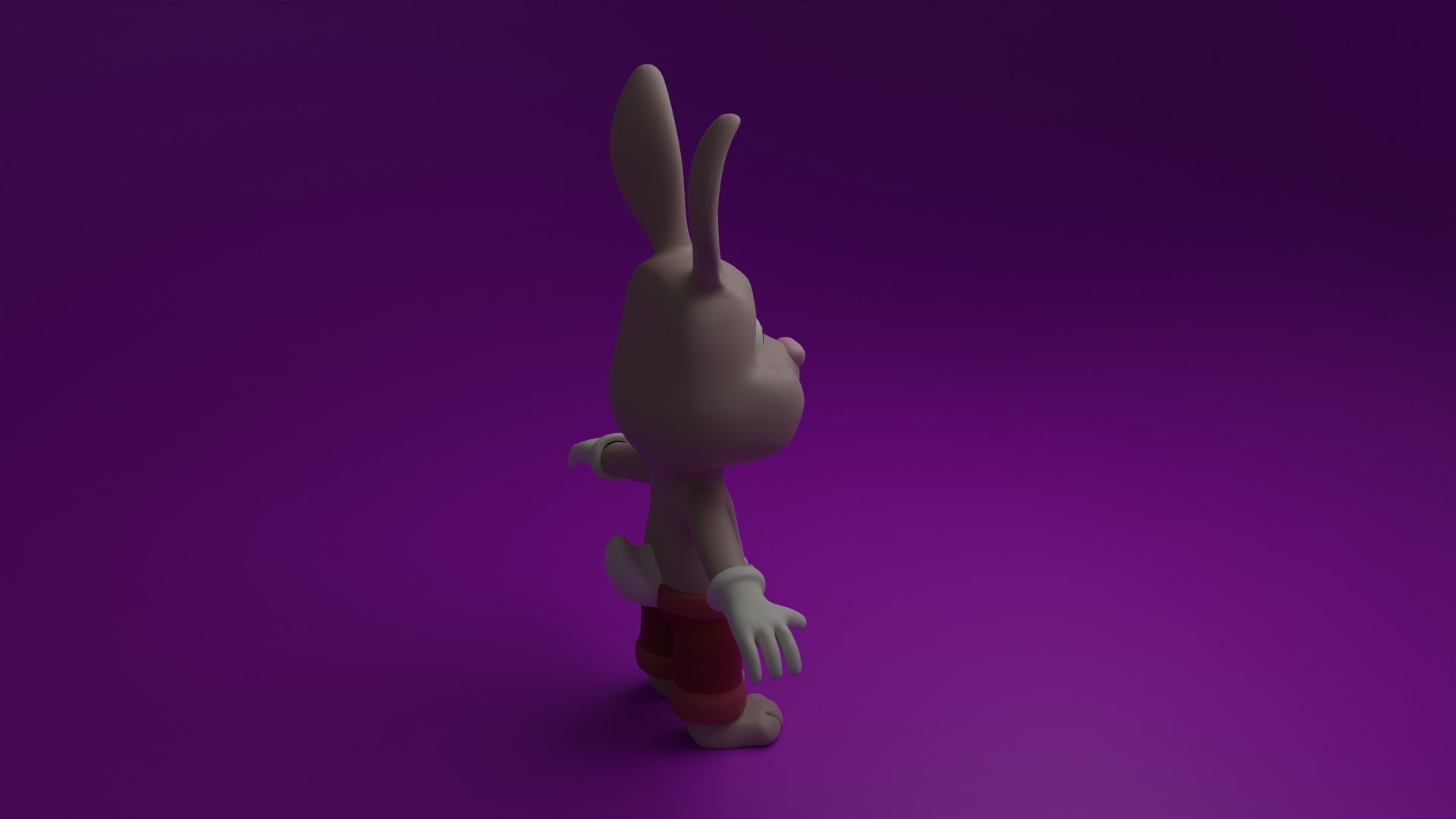3D Model Toon Style Rabbit Character - TurboSquid 2080585